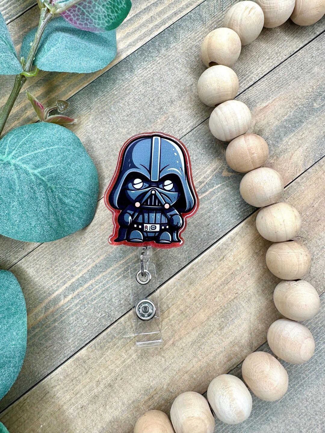 Darth Vaader Inspired Badge Reel, Sith Lord Character ID Holder, Star ...
