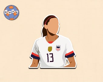 Alex Morgan Usa Soccer Sticker - Etsy