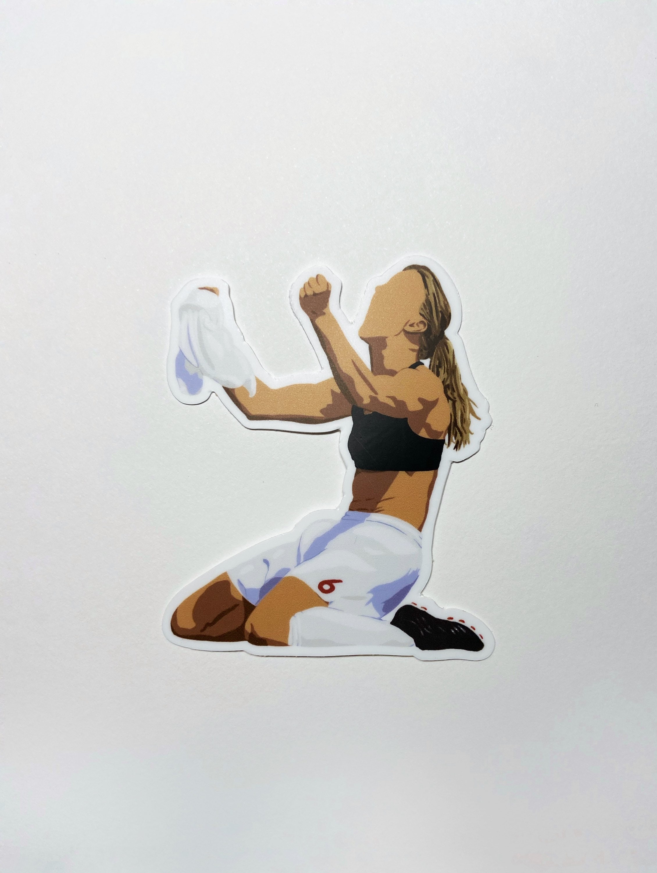 Brandi Chastain Goal Celebration Sticker - Etsy
