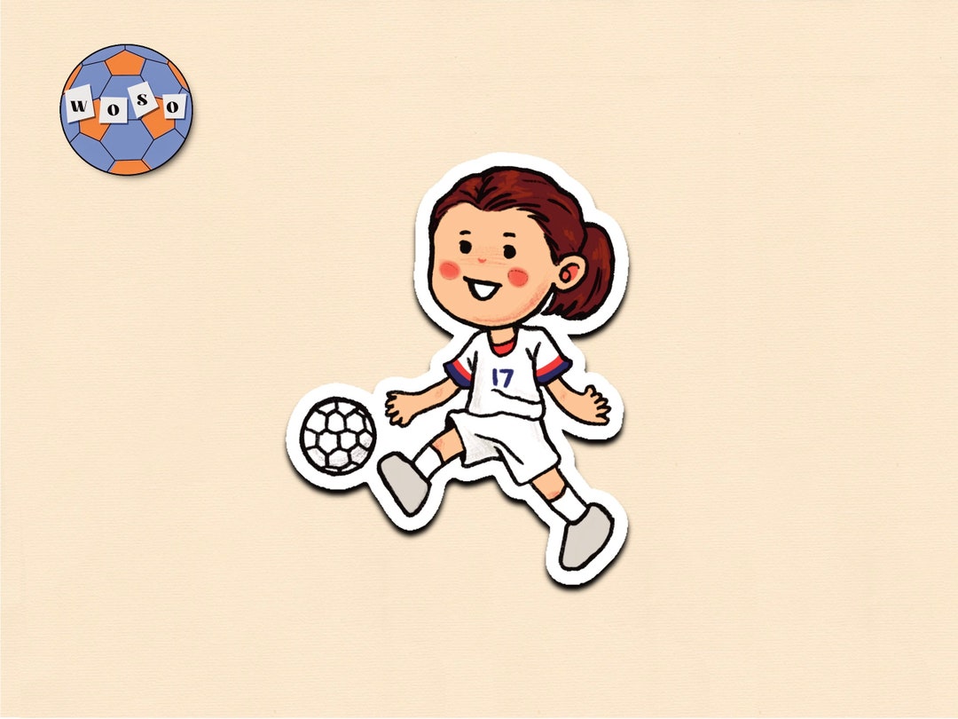 Tobin Heath: Cartoon Sticker - Etsy