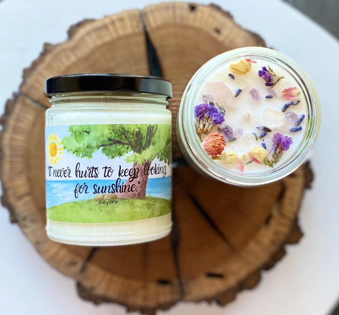 Sunshine Candle It Never Hurts to Keep Looking for Sunshine Hugs and ...