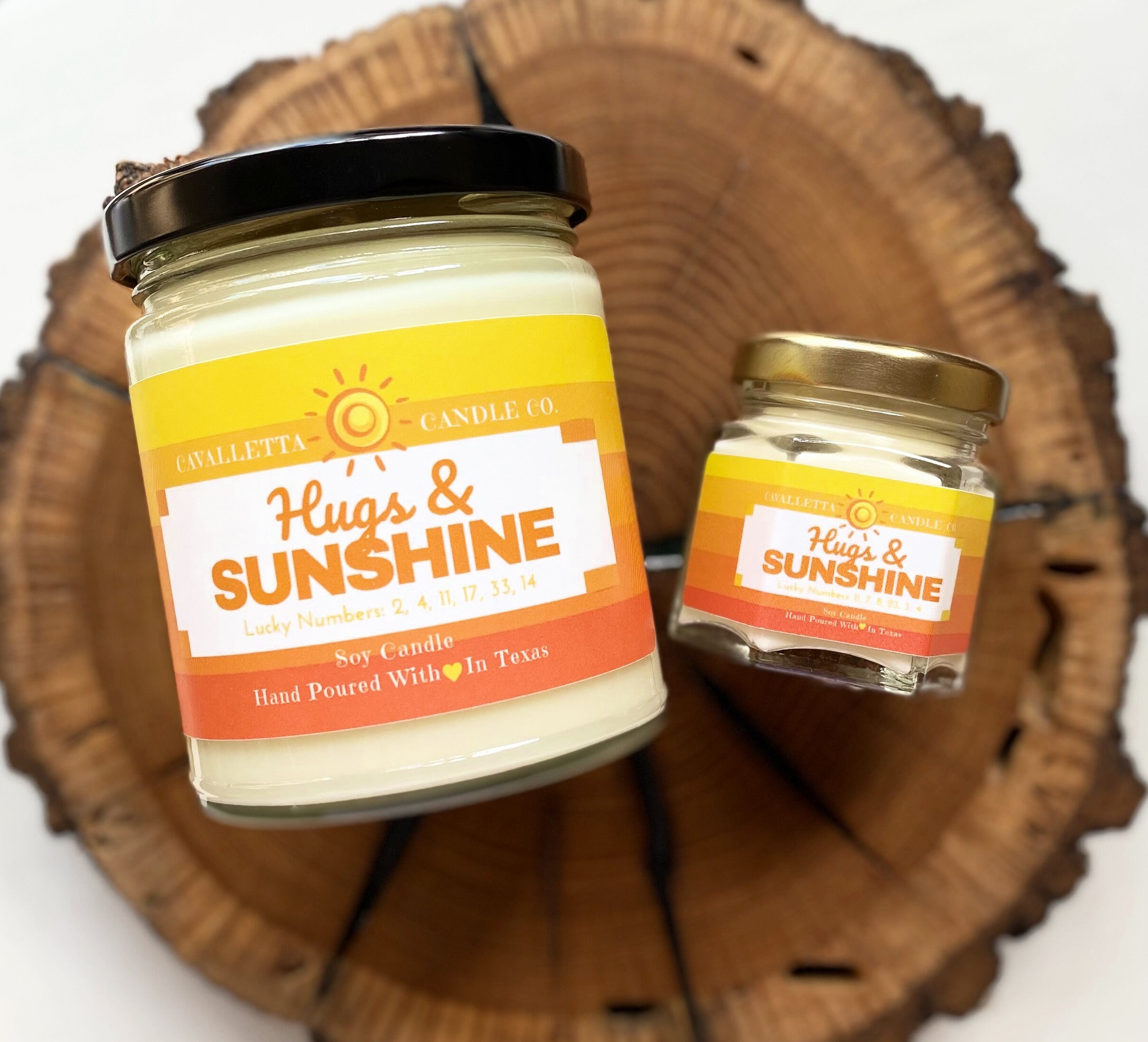 Mini Hugs and Sunshine Candle Sunshine Candle Sunshine - Etsy
