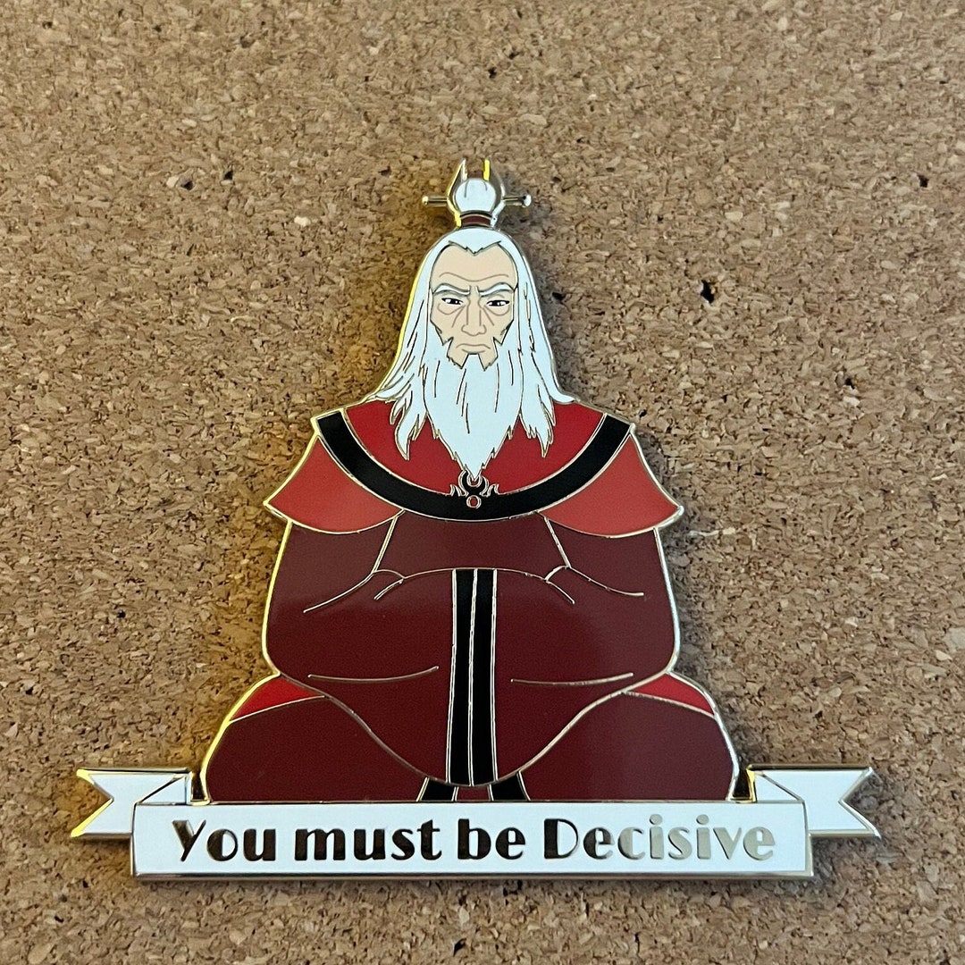 Be Decisive Enamel Pin - Etsy