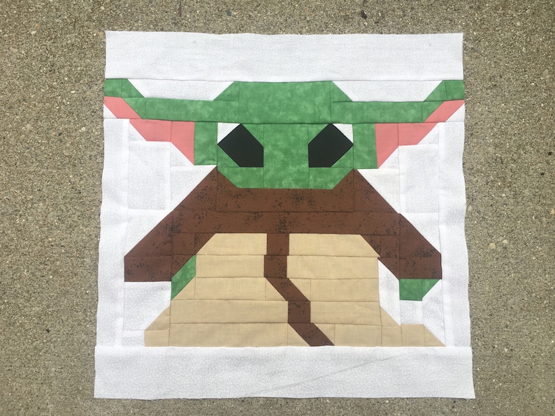 UPDATED Baby Alien PDF Quilt Block Pattern: Includes - Etsy Australia