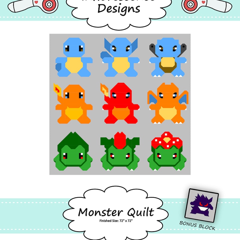 Monster Quilt - Etsy