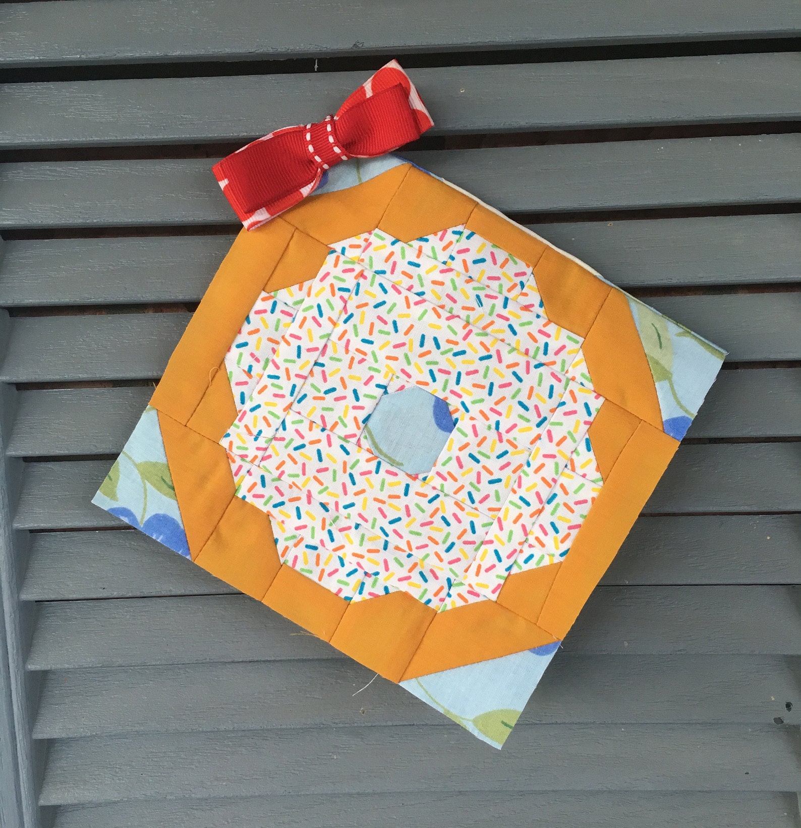 PDF Quilt Block Pattern: Donut- Includes Instructions for 6 Inch and 12 ...
