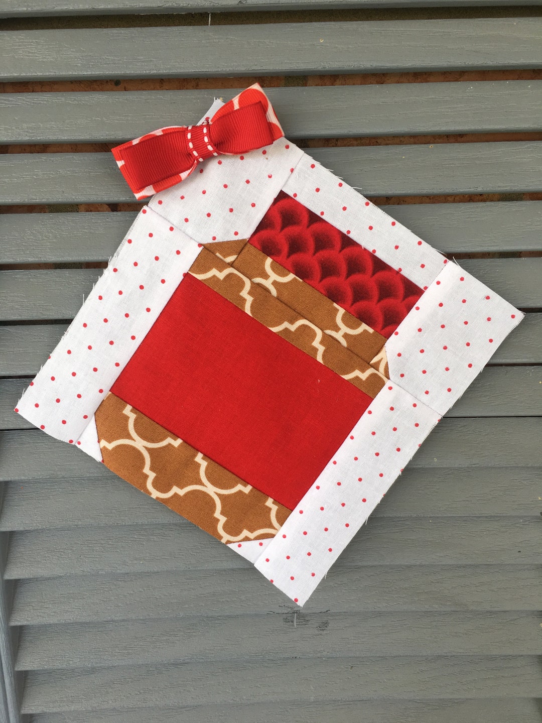 Jar PDF Quilt Block Pattern: - Includes Instructions for 6 Inch and 12 ...