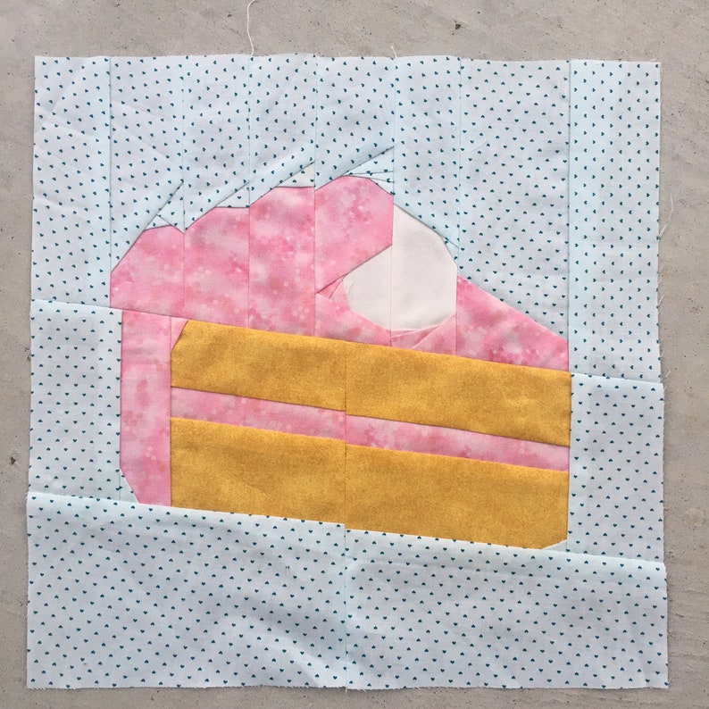 PDF Quilt Block Pattern: Pie and Cake- Includes Instructions for 6 Inch ...