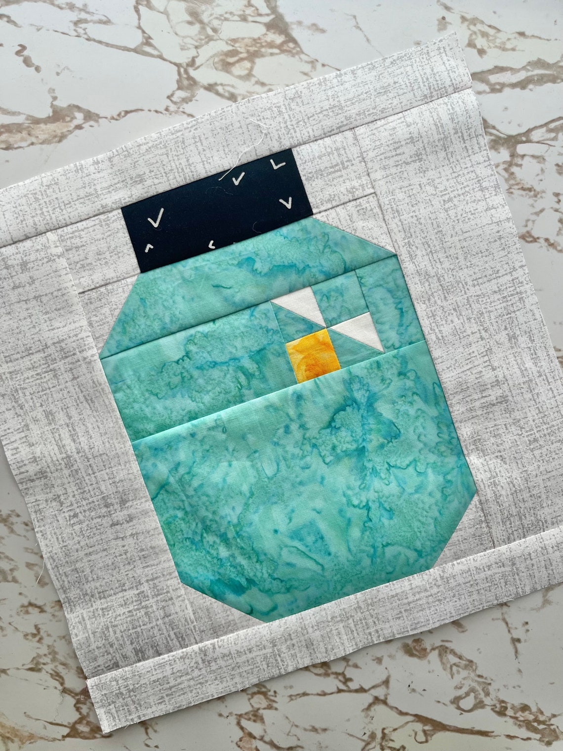 PDF Quilt Block Pattern: Bugs in a Jar You Choose 123 or 4 - Etsy