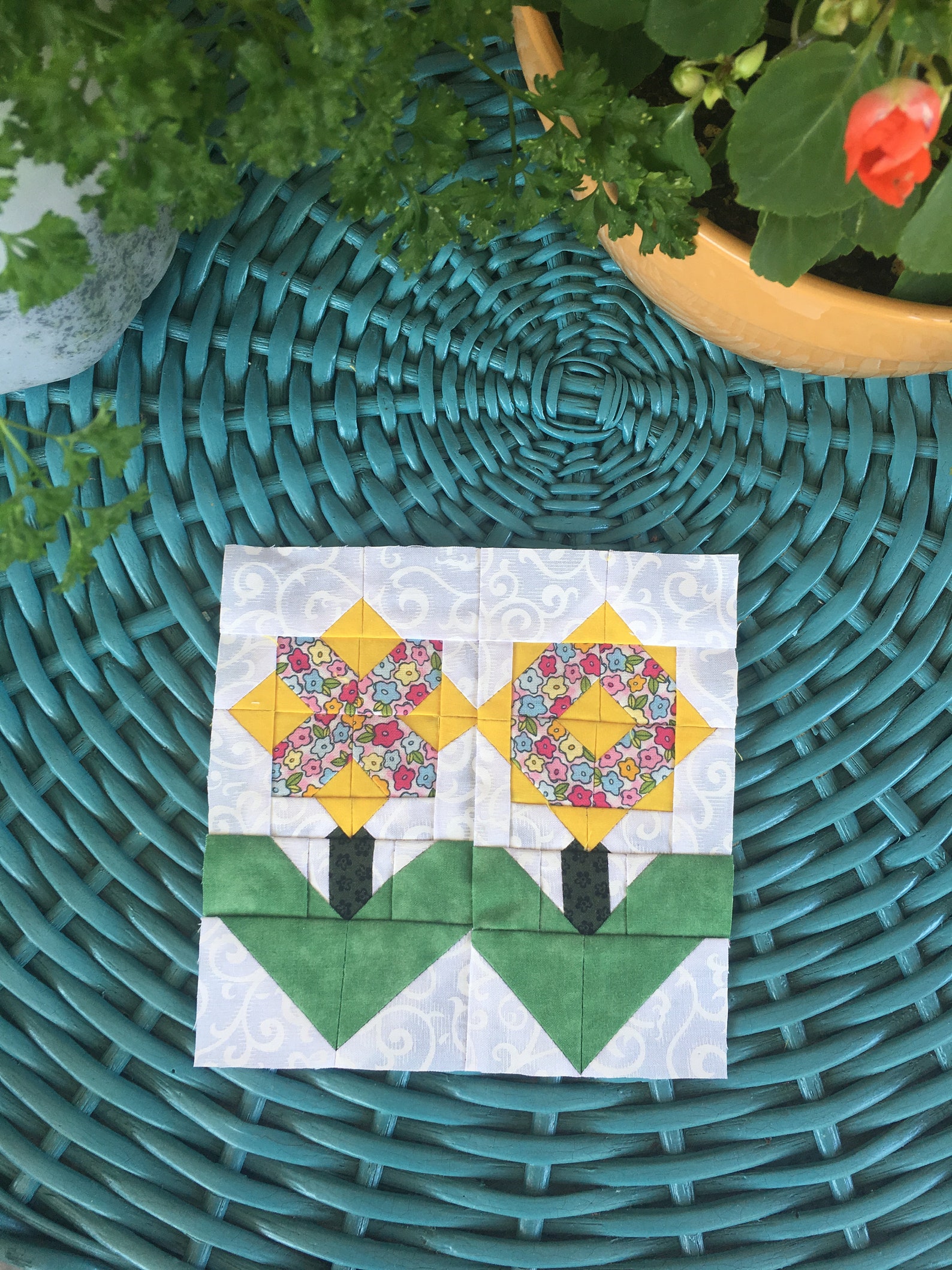 Flower Love XOXO PDF Quilt Block Pattern: - Includes Instructions for 6 ...