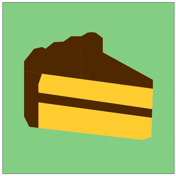 PDF Quilt Block Pattern: Pie and Cake- Includes Instructions for 6 Inch ...