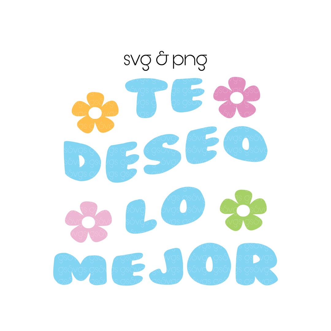 Te Deseo Lo Mejor SVG PNG Bad Bunny Tshirt Design - Etsy