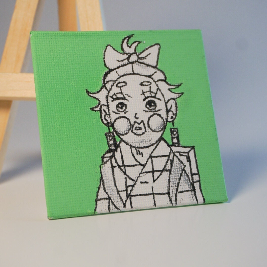 Anime Manga Panel Painting on Mini Canvas - Etsy