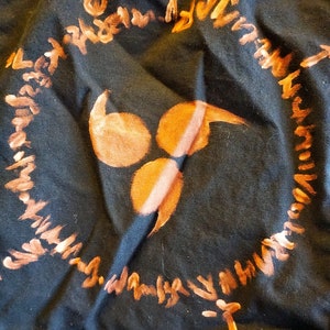 Hand Bleached Curse Mark Anime Inspired Tote Bag - Etsy