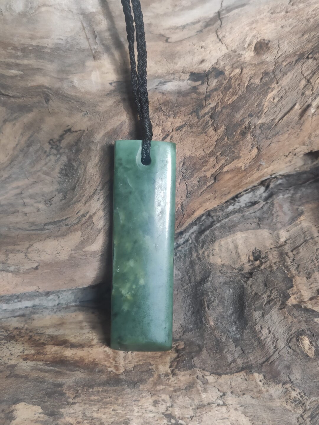 Nieuw-zeelandse Pounamu Jade Toki Ketting Handgesneden - Etsy