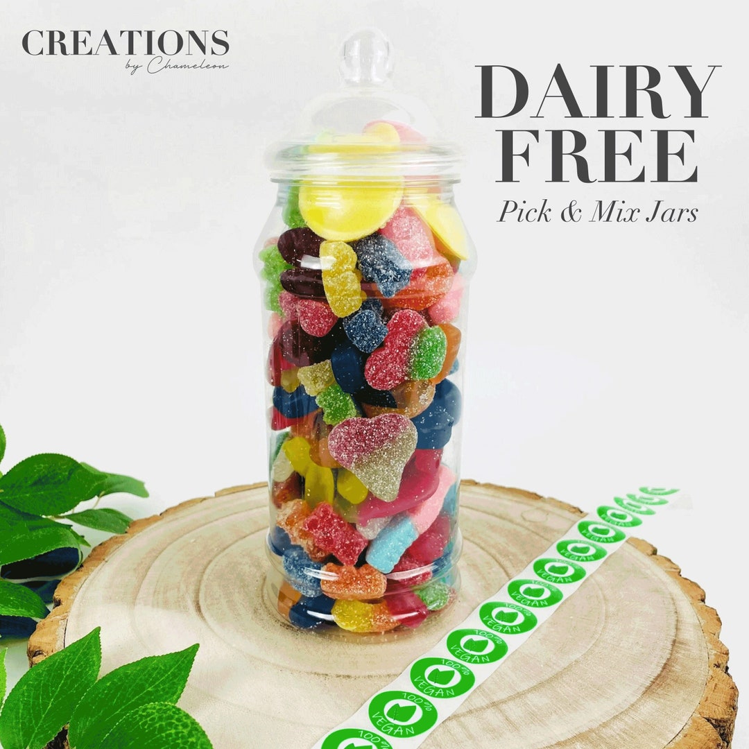 DAIRY FREE Letterbox Pick & Mix 1000g, Sweet Gift Box, Birthday Sweet ...