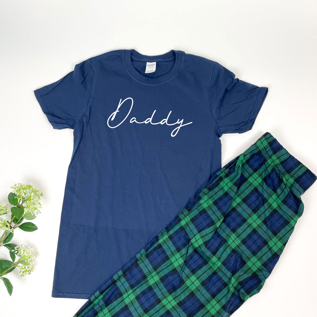 PERSONALISED Daddy Pyjamas Fathers Day Gift, New Dad Gift, Dad Birthday ...