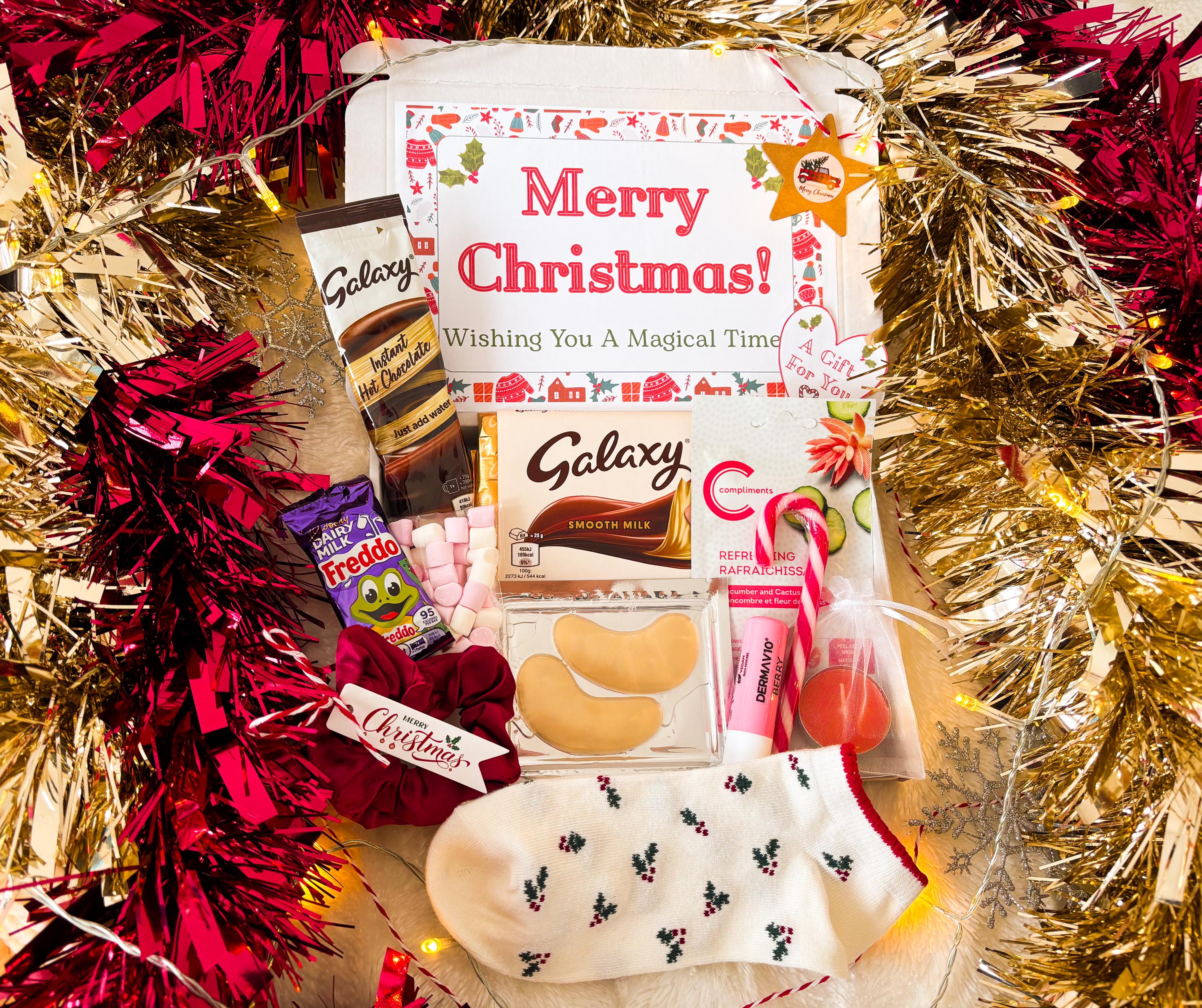 CHRISTMAS PAMPER HAMPER | Letterbox Gift for Her | Cosy Self Care Gift ...