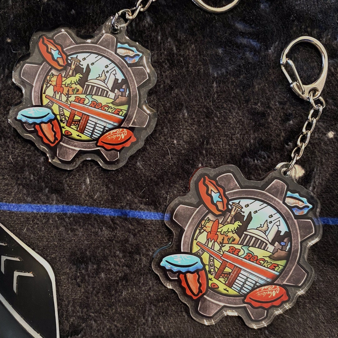 Fallout Vault Door Acrylic Charm - Etsy