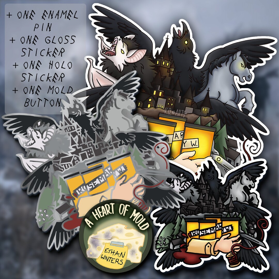 Resident Evil Village Enamel Pin/sticker/button Bundle - Etsy