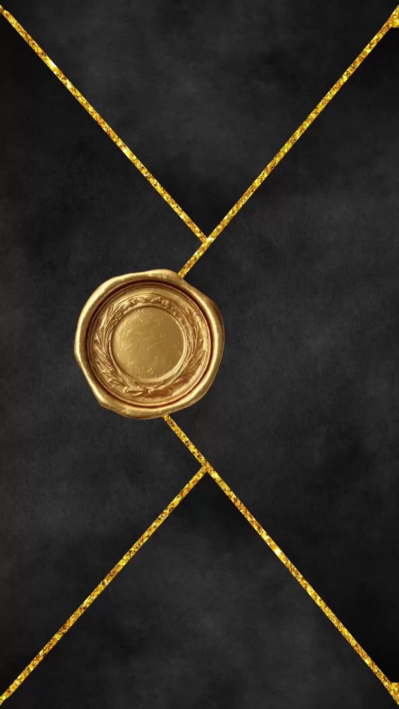 Animated Save the Date Invitation Video Template, Digital Envelope ...