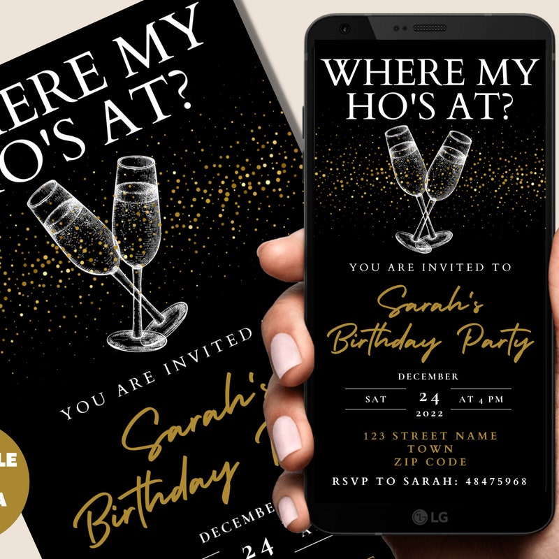 Funny Birthday Party Invitations - Etsy