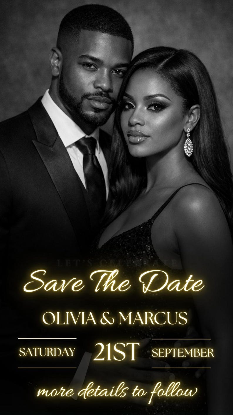 Animated Save the Date Invitation Video Template, Digital Envelope ...