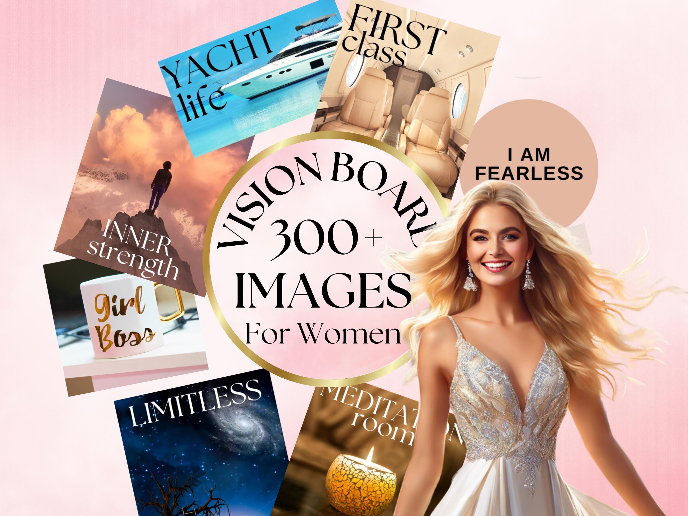 Vision Board Printables for Women, Digital Download Dream Kit, Dream ...