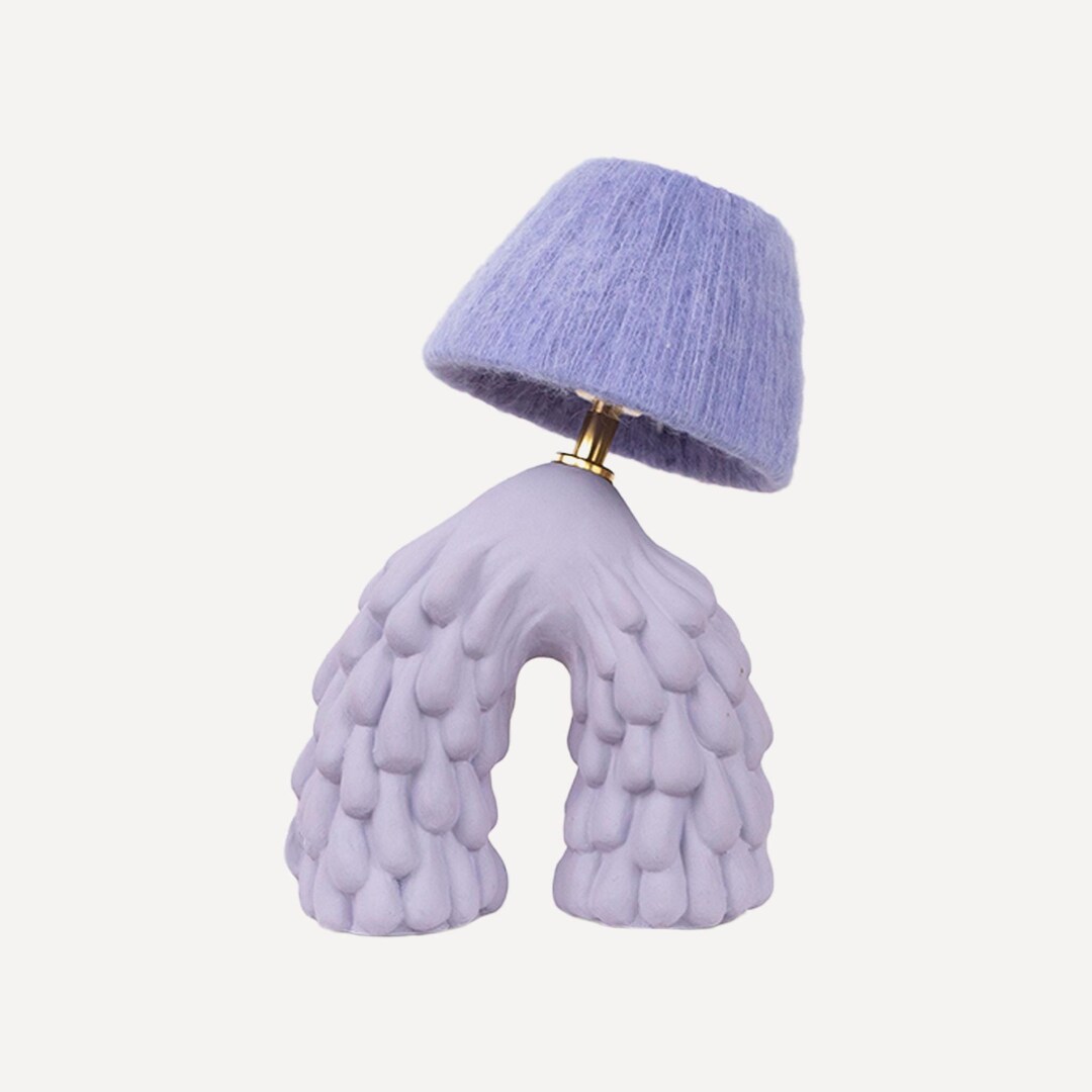 Handmade 'follow' Table Lamp in Wisteria Purple, Designer Lighting ...
