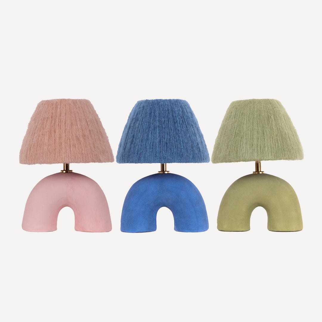 Handmade Colourful 'me Lamp, Ceramic Table Lamp, Lighting, Designer ...