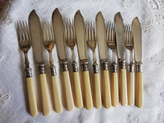 Antique cutlery set | Etsy