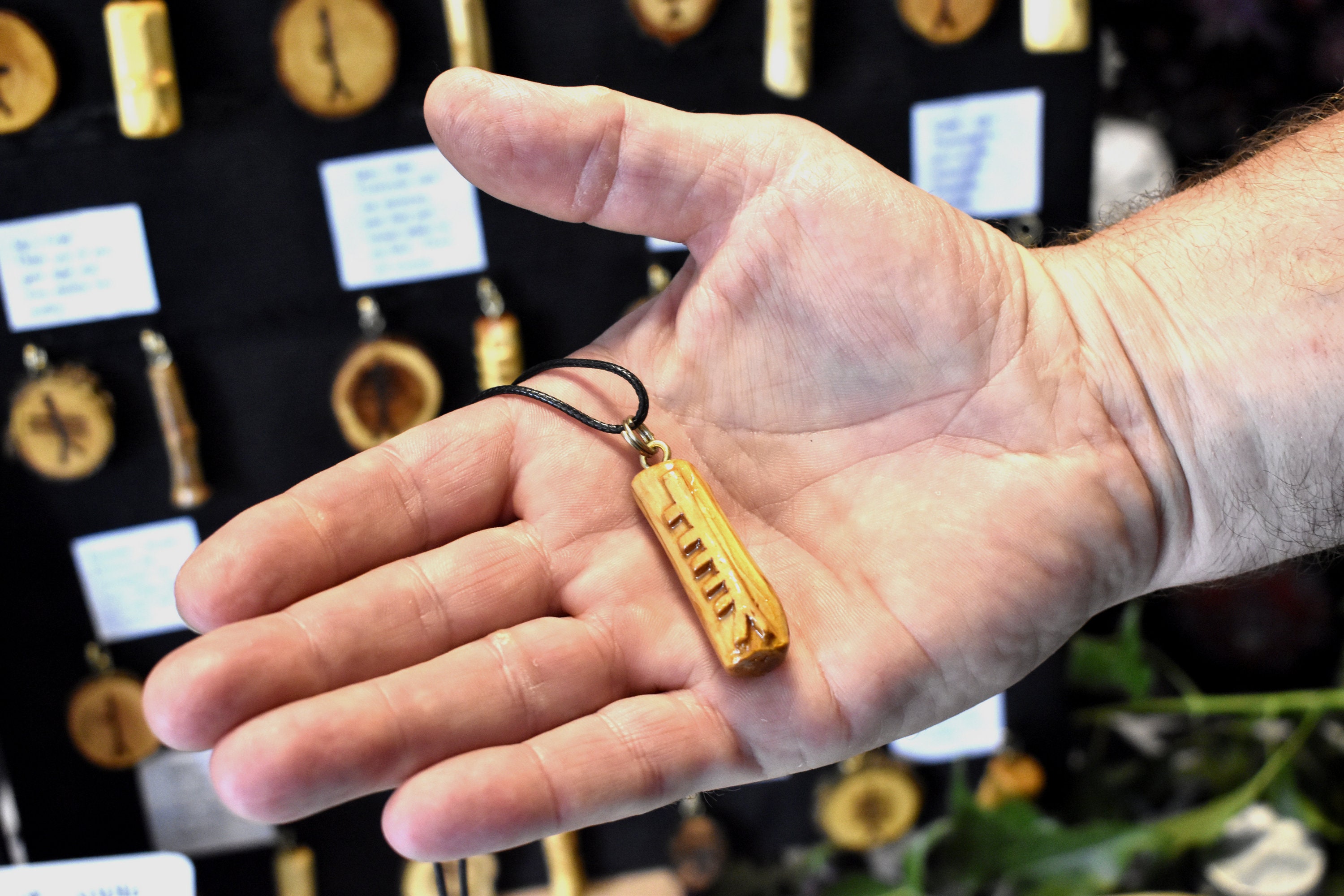 2 Celtic Ogham Necklaces Rowan. Unique and Lovingly Hand - Etsy