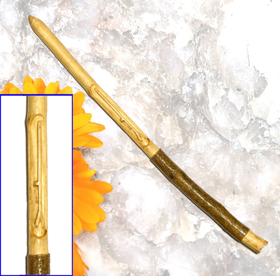 Celtic Ogham WAND Hawthorn. Unique and Lovingly Hand Carved for Pagans ...