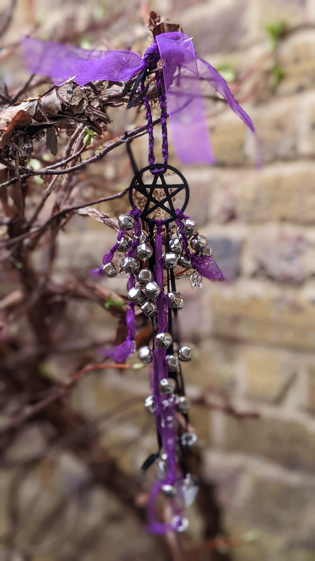Witches Bells, Purple Witches Bells, Pagan Bells, Witch Decoration ...