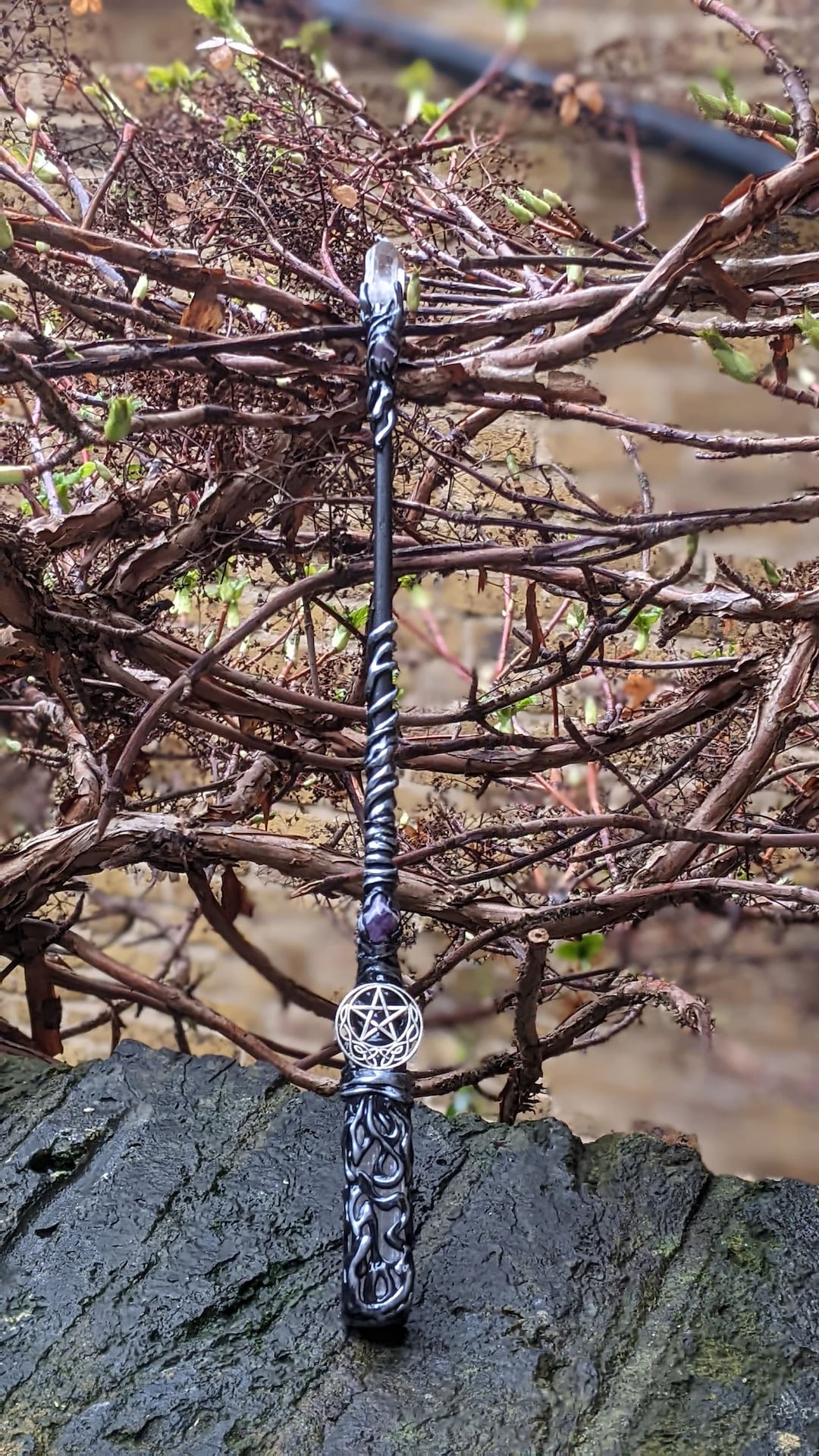 Magic Wand, Crystal Wand, Witch Wand, Selenite Wand, Amethyst Wand ...