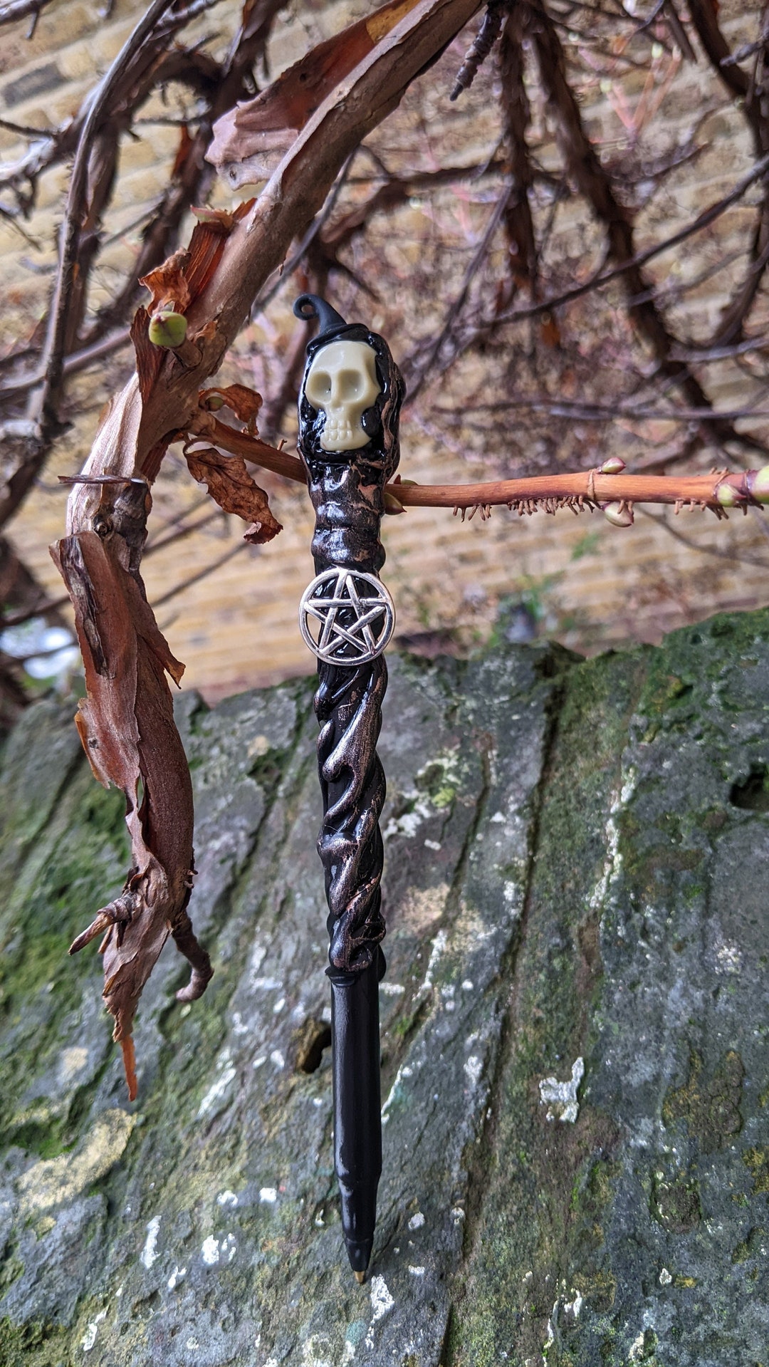 Skull Pen, Witch Pen, Wizard Pen, Wand Pen, Witch Gift, Witch ...