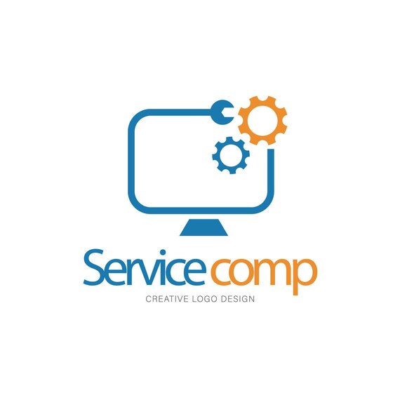 Computer Data Service Logo Design | Etsy