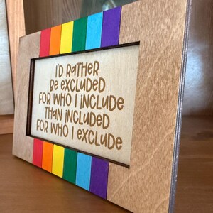Pride Inclusivity Sign, Include Don't Exclude, Pride, LGBTQ+, Be Kind ...