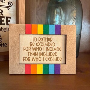 Pride Inclusivity Sign, Include Don't Exclude, Pride, LGBTQ+, Be Kind ...