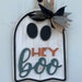 Hey Boo Laser Cut Halloween Sign Handmade Sign Farmhouse - Etsy