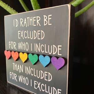 Pride Inclusivity Sign, Include Don't Exclude, Pride, LGBTQ, Be Kind ...