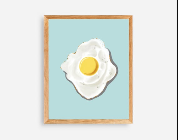 Sunny Side Up Egg Coloring Page