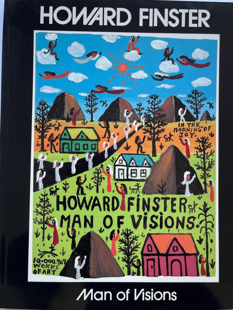 Howard Finster’s Autographed “man of Vision Books - Etsy