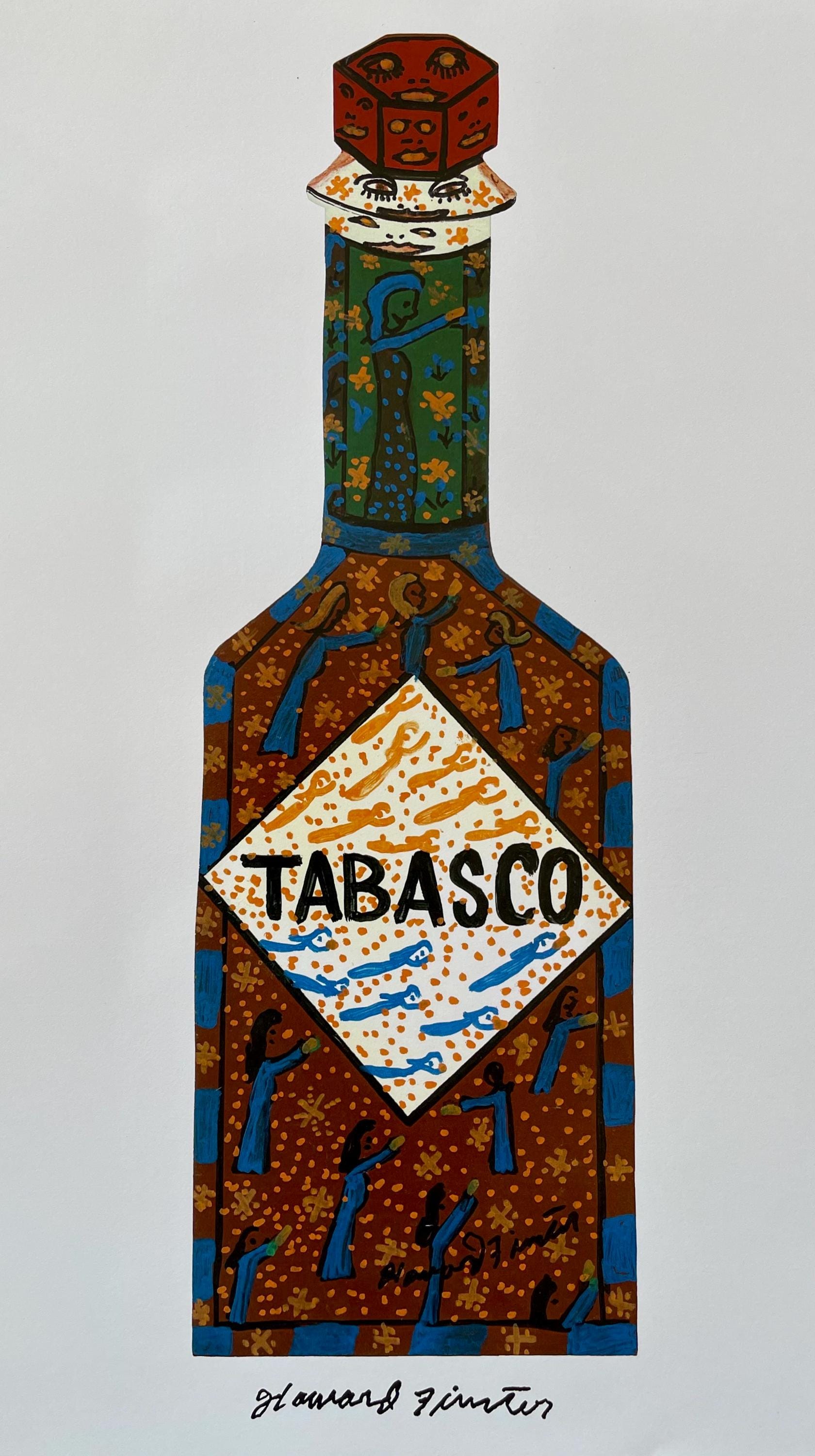 Howard Finster’s “tabasco Bottle” Print - Etsy