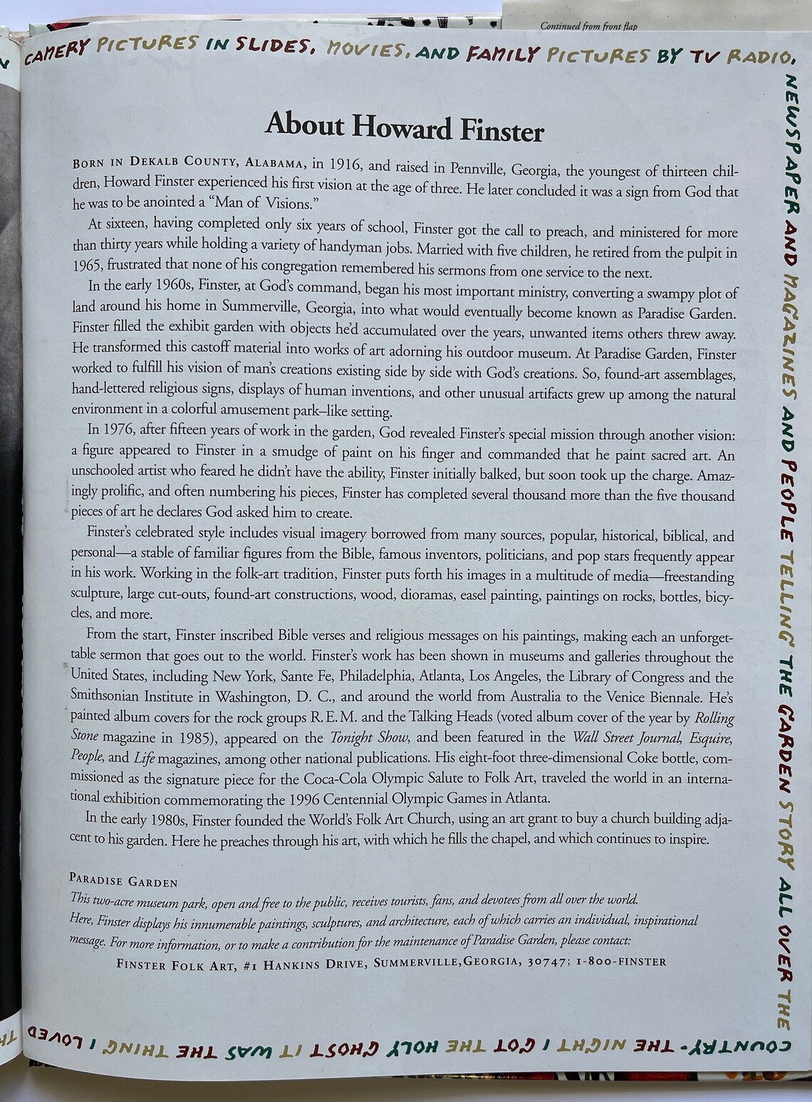 Howard Finster’s Illustrated Night Before Christmas Book - Etsy