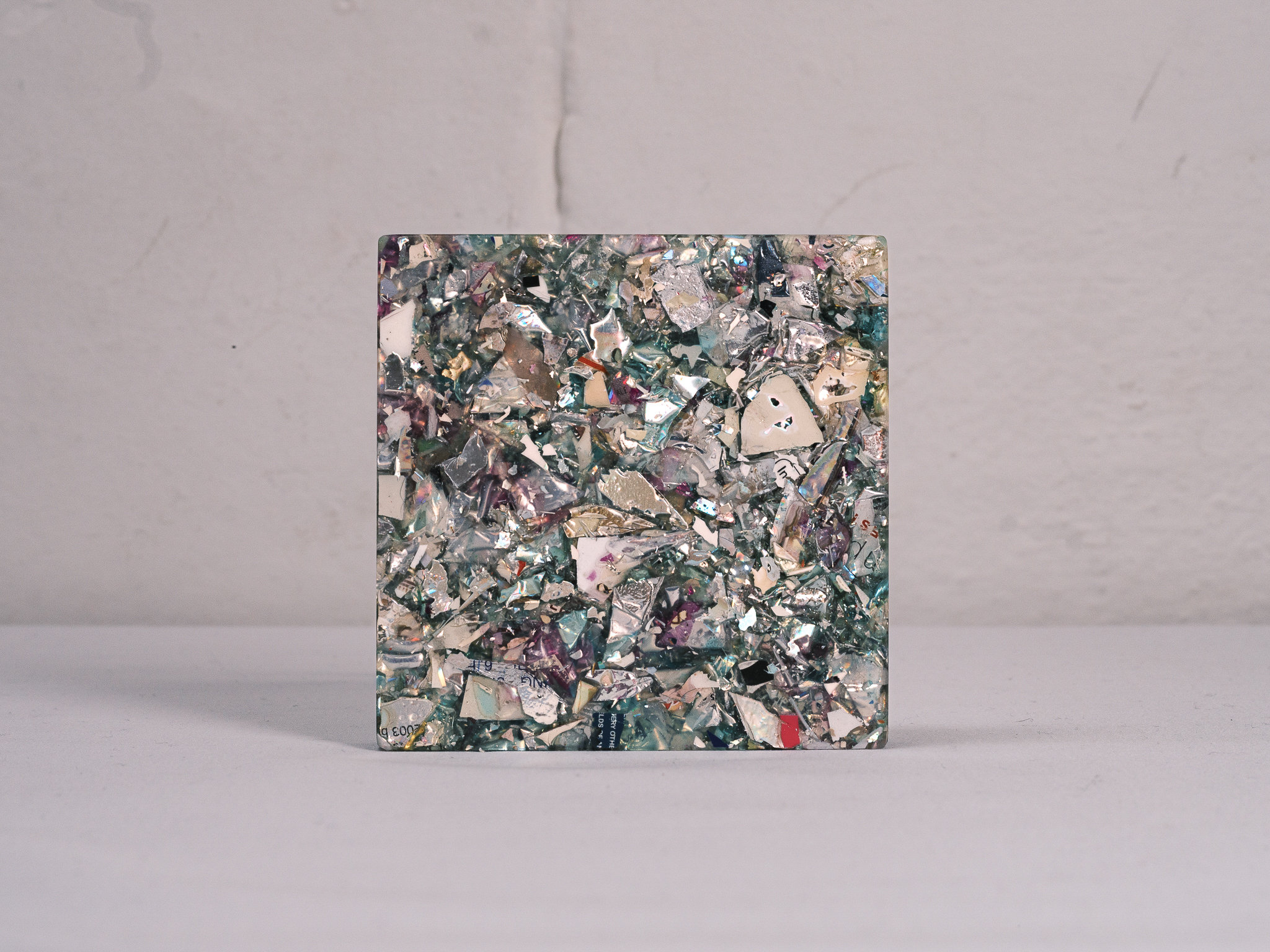 Colorful Desk Coasters | 100% Recycled CD Material | Perfect for Home ...