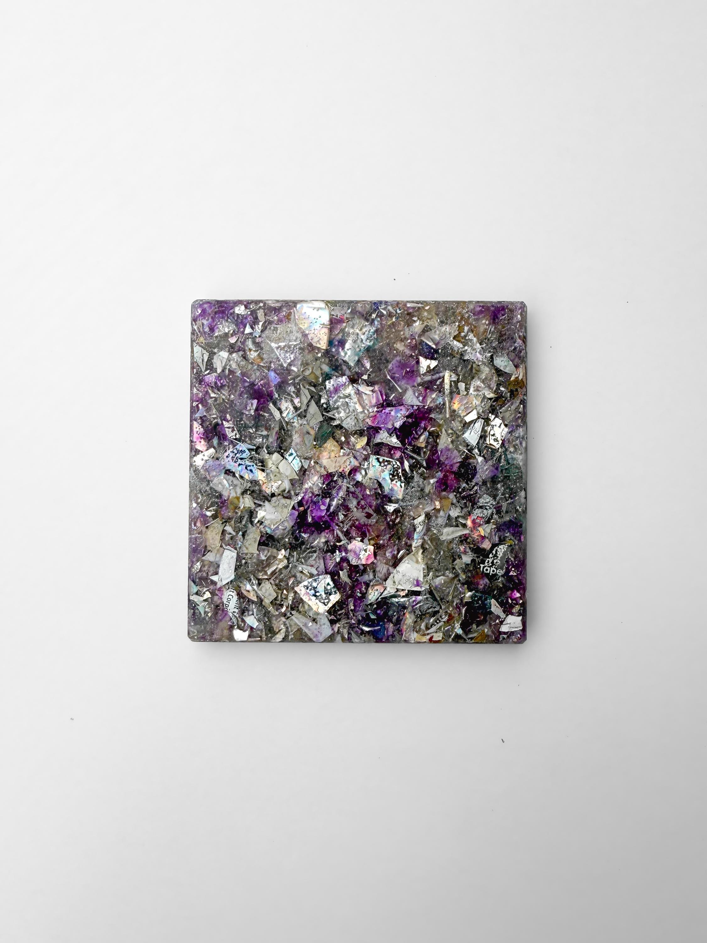 Recycled CD Coaster Set - Handmade Drink Coasters - Sets of 2, 4, 6, 8 ...