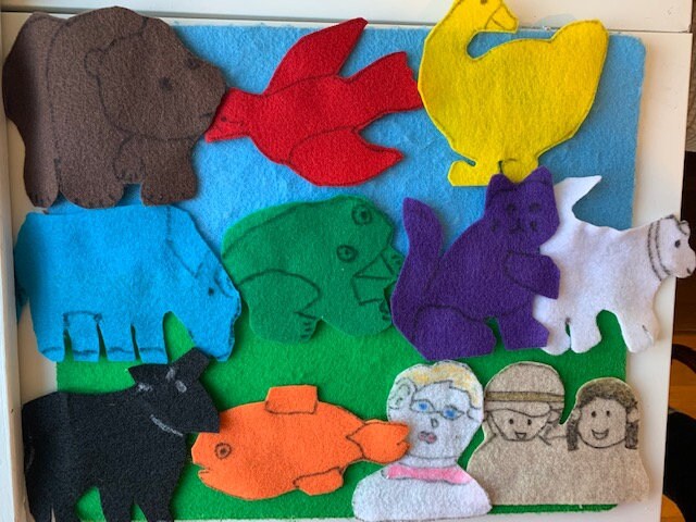 Brown Bear Brown Bear What Do You See? Felt Set - Etsy