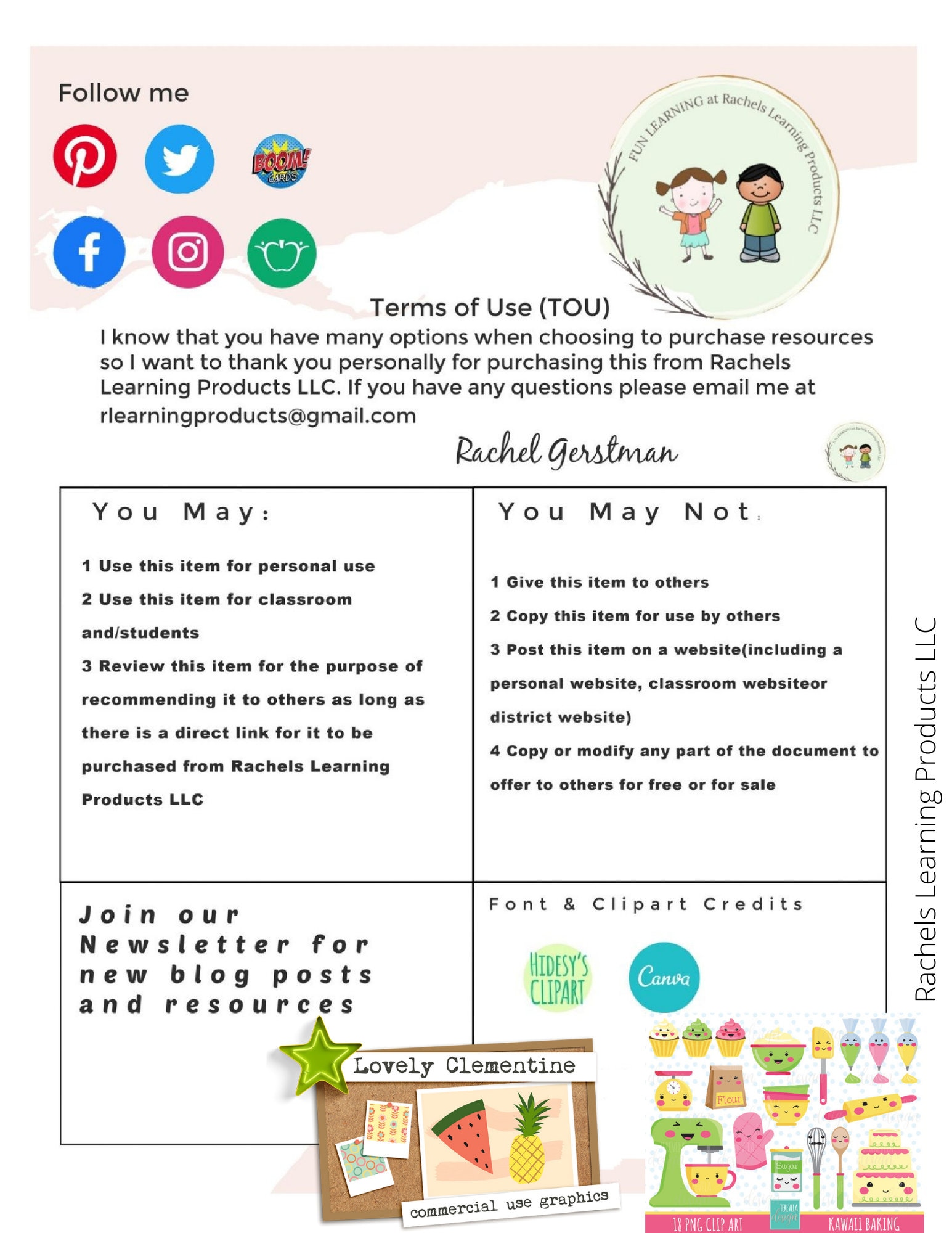 Happy Sweet Bakery Menus for Your Pretend Bakery - Etsy