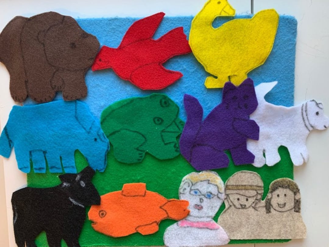 Brown Bear Brown Bear What Do You See? Felt Set - Etsy